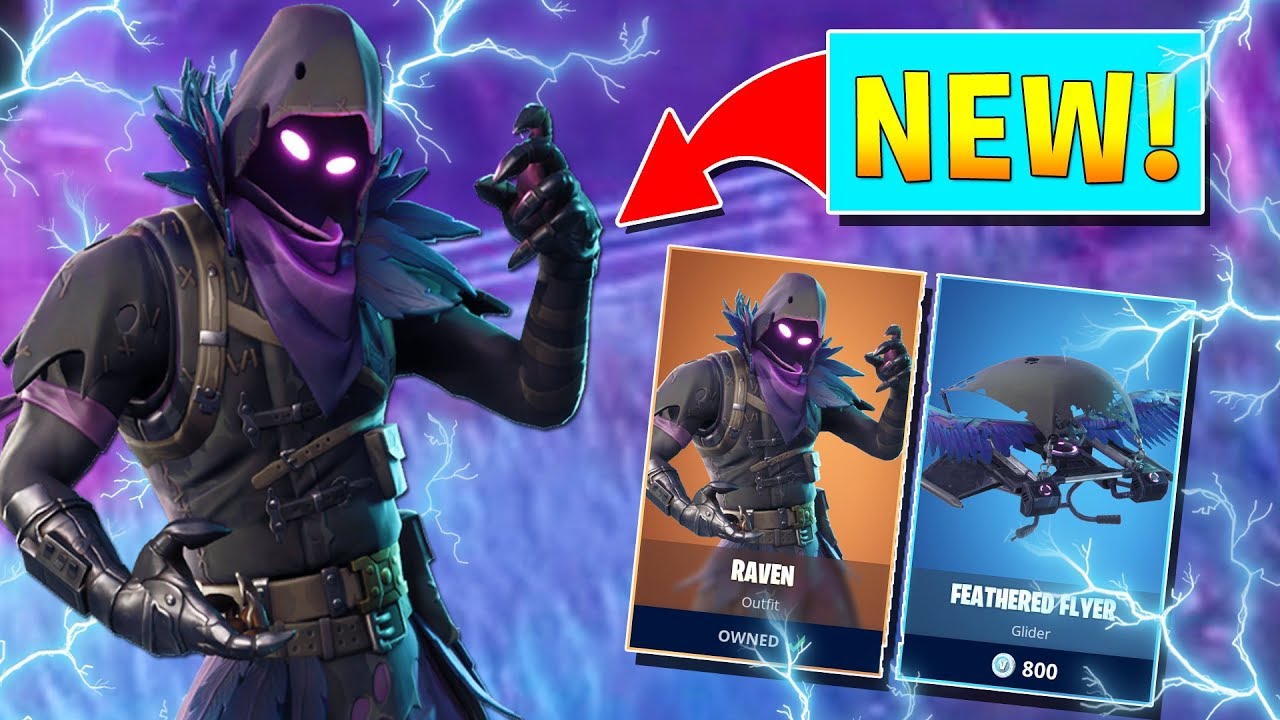 *NEW* RAVEN SKIN IN FORTNITE BATTLE ROYALE! - YouTube