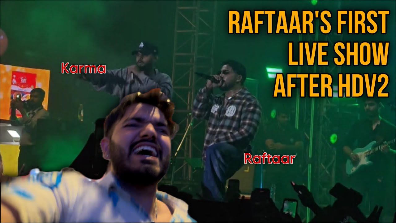 Raftaar’s First Live Show after releasing HDV2 (Hard Drive Vol 2) at ...