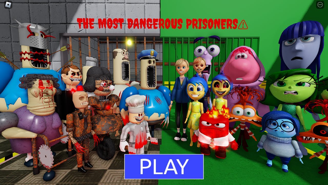 INSIDE OUT 2 ALL CHARACTERS VS BARRY EXE SPEED RUN SCARY OBBY in BARRY ...