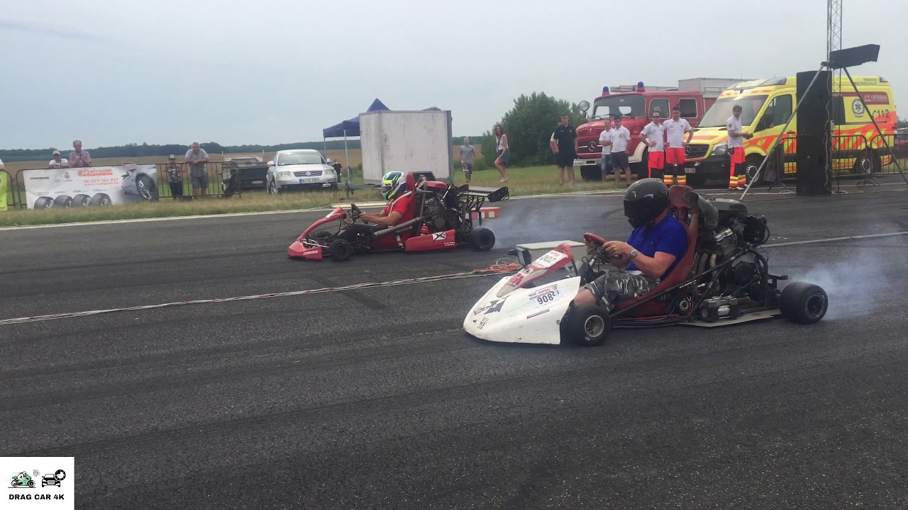 DRAG RACE GO KART - ZX9R go kart VS ZX9R go kart 🚦 1/4 mile race - 4K ...