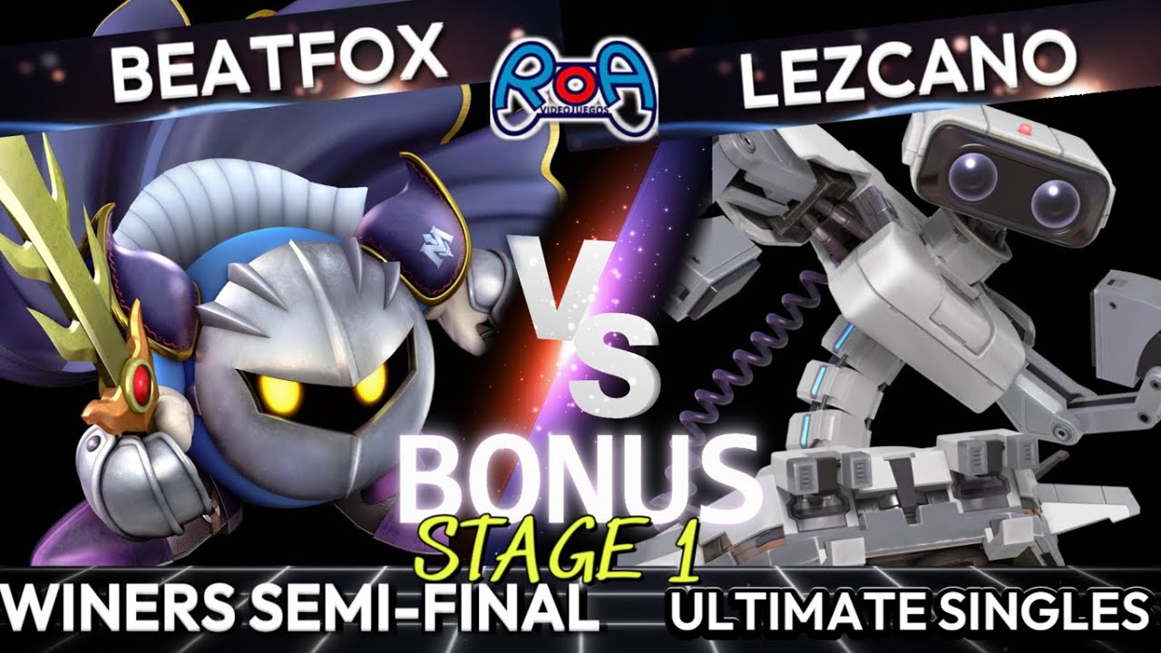 Bonus Stage #1 WINNERS SEMI-FINAL - ROA BeatFox (PacMan/Meta Knight) vs ...