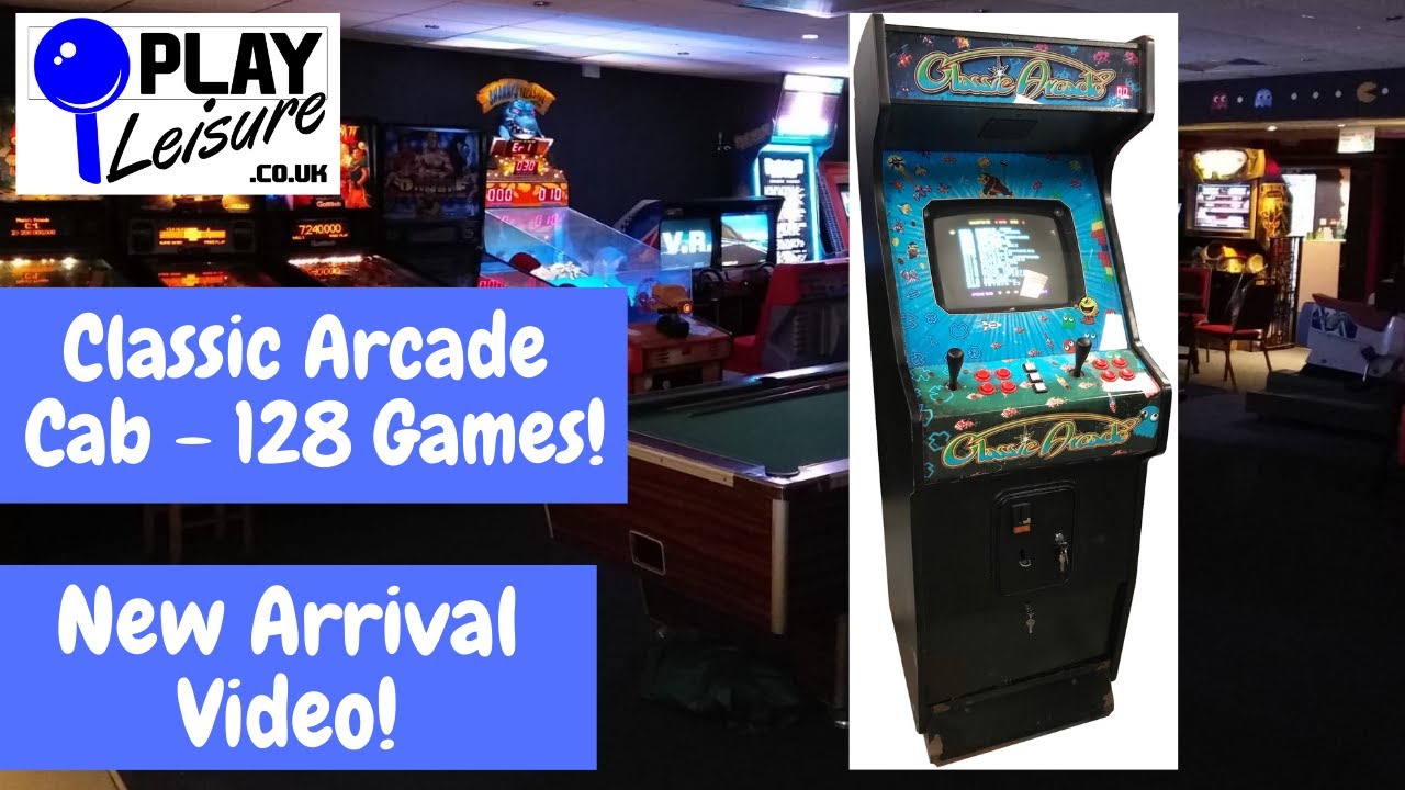 This Classic Arcade Cab is packed full of over 128 legendary games ...