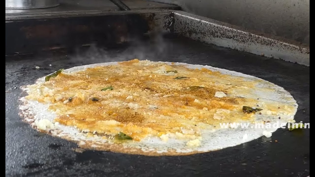 Mouth Watering Upma Dosa Making | BEST BREAKFAST RECIPE street food ...