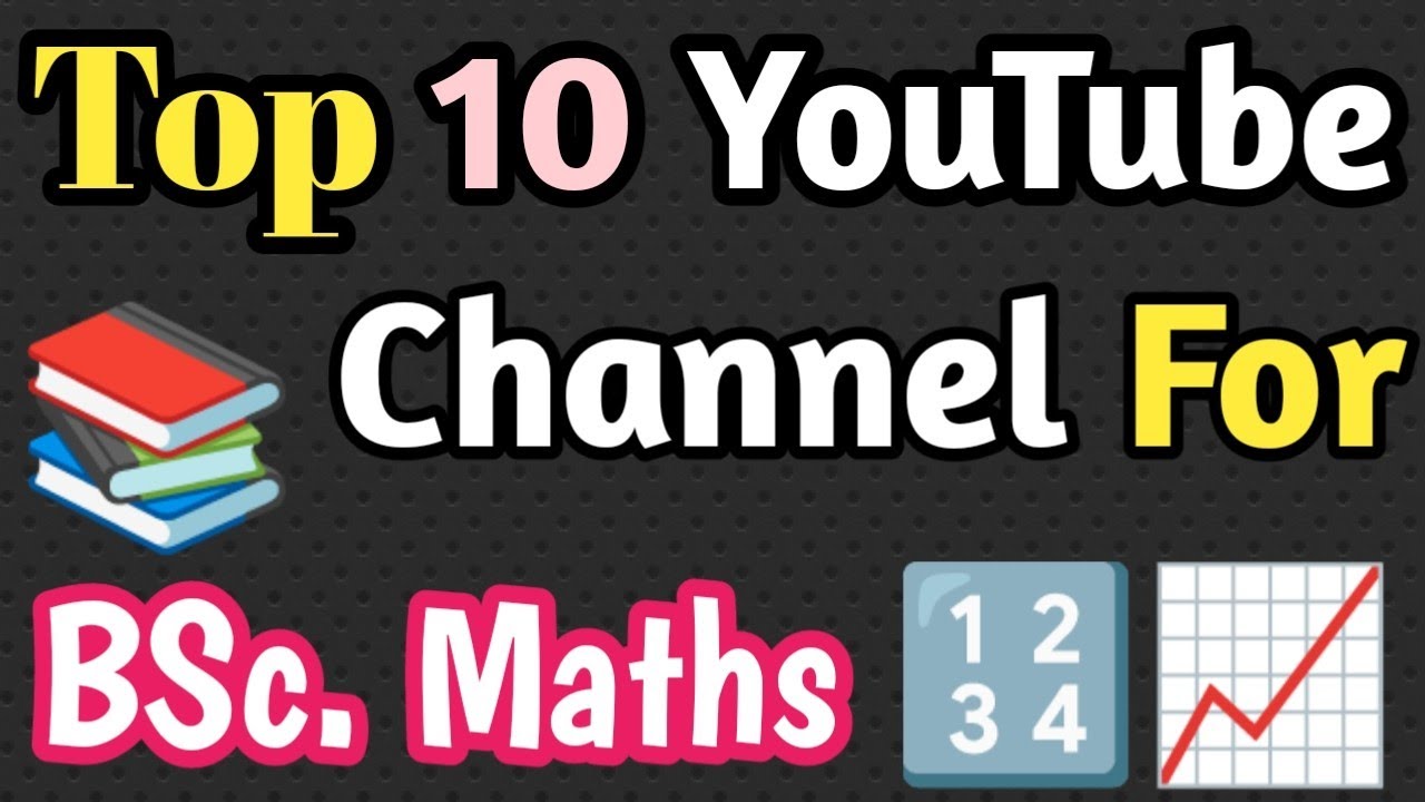 Best YouTube Channel for BSc Maths 1st, 2nd, 3rd Year || #BScMathmatics ...