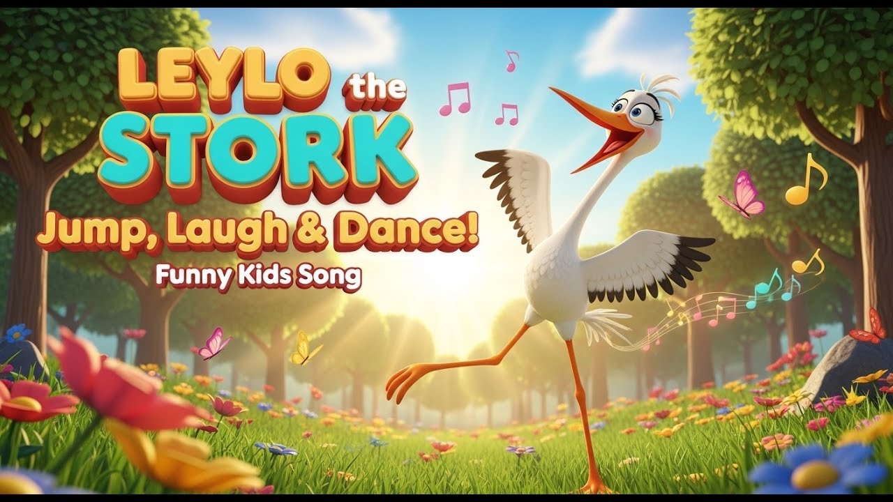 Leylo the Stork | Jump, Laugh & Dance! 🎵 Funny Kids Song - YouTube