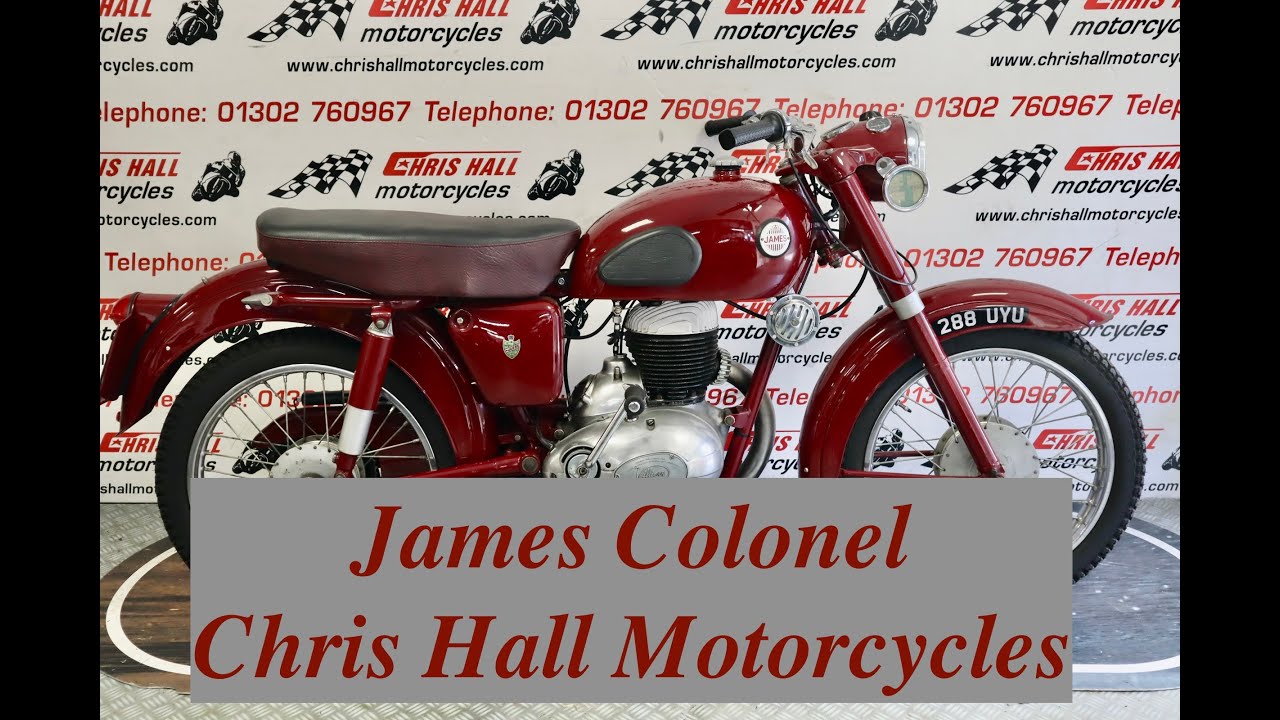 1957 James Colonel @chrishallmotorcycles #motorcycles #james - YouTube