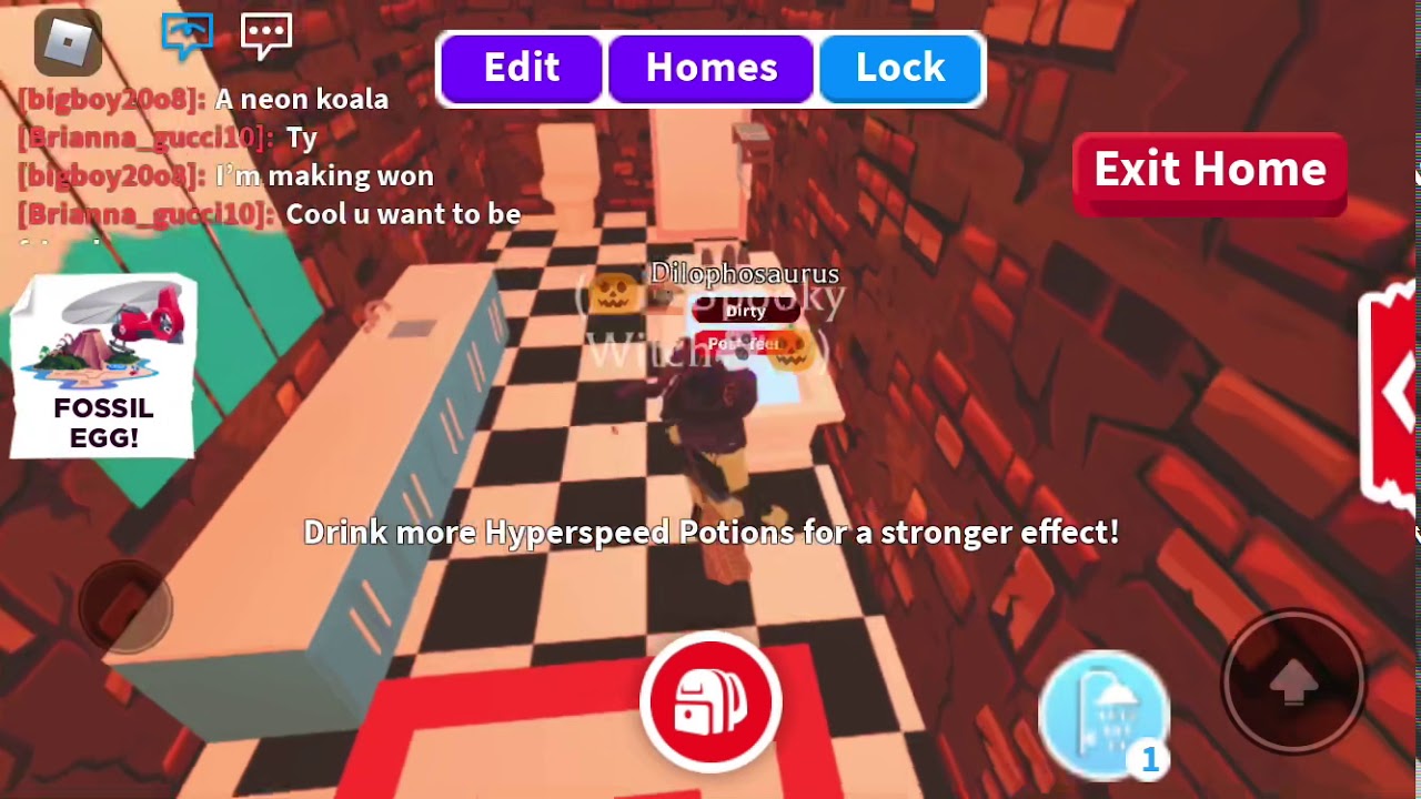 Neon DILOPHOSAURUS in adopt me! - YouTube