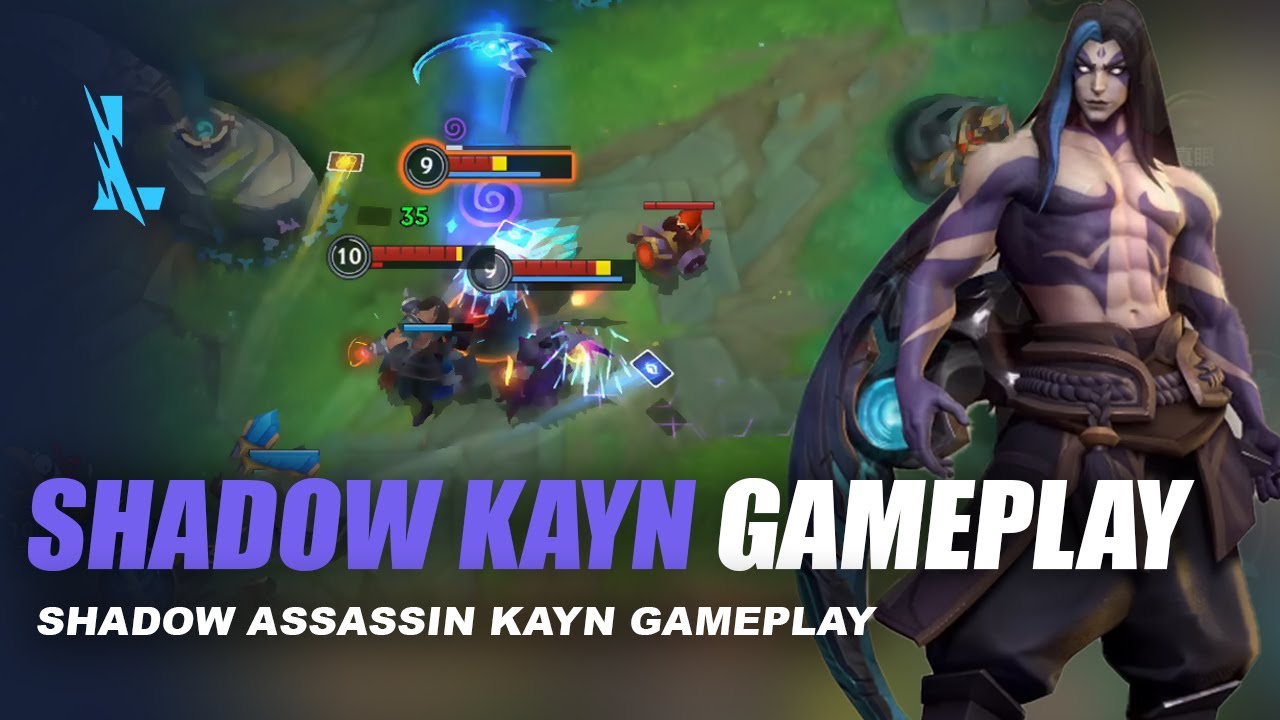 Shadow Assassin Kayn Gameplay - Wild Rift - YouTube