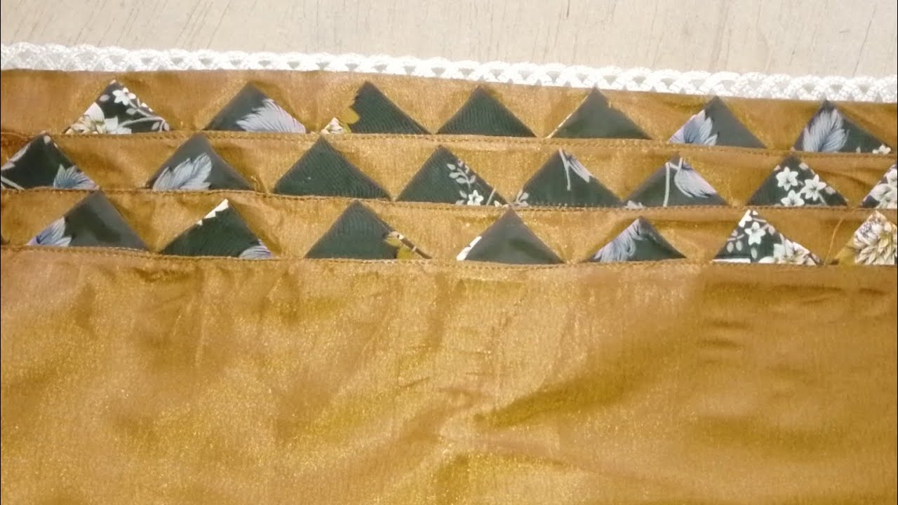 Trouser/Palazzo /and sleeves design . with samosa design 2023 ...