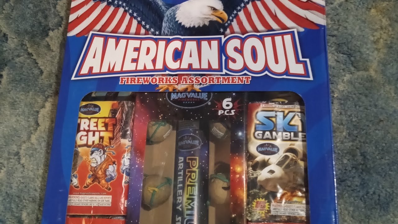 American Soul firework assortment - YouTube