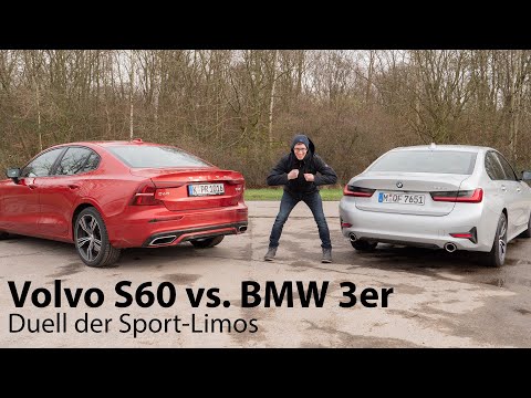 Duell der Sport-Limousinen: Volvo S60 gegen BMW 3er [4K] - Autophorie