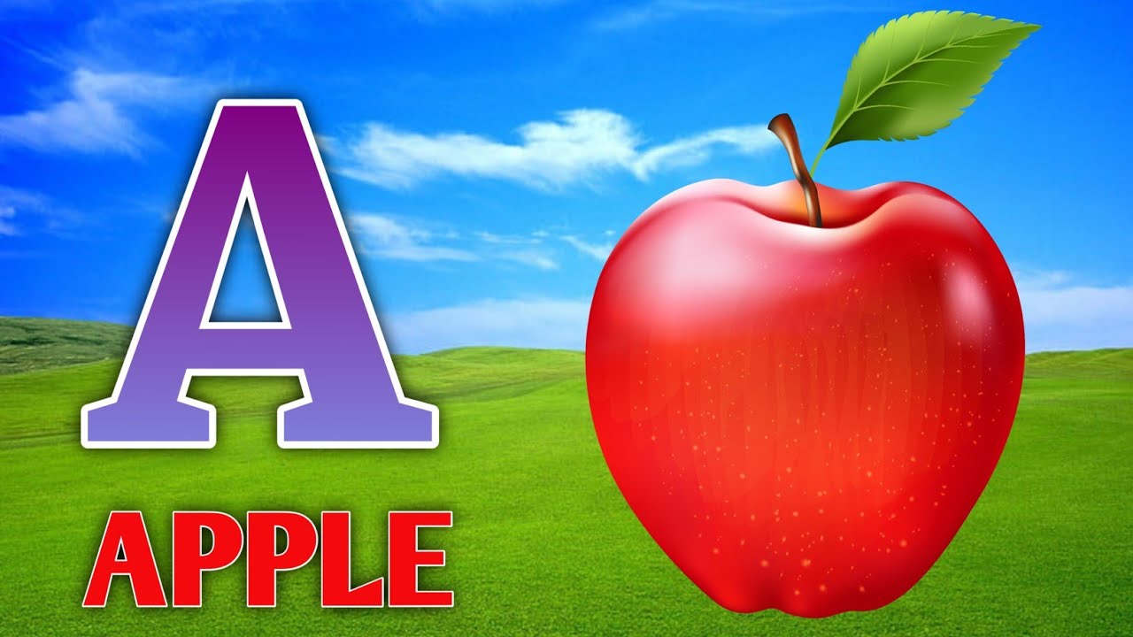 A for apple a for ant | ABCD rhymes | ए फॉर एप्पल बी फॉर बॉल सी फॉर कैट ...