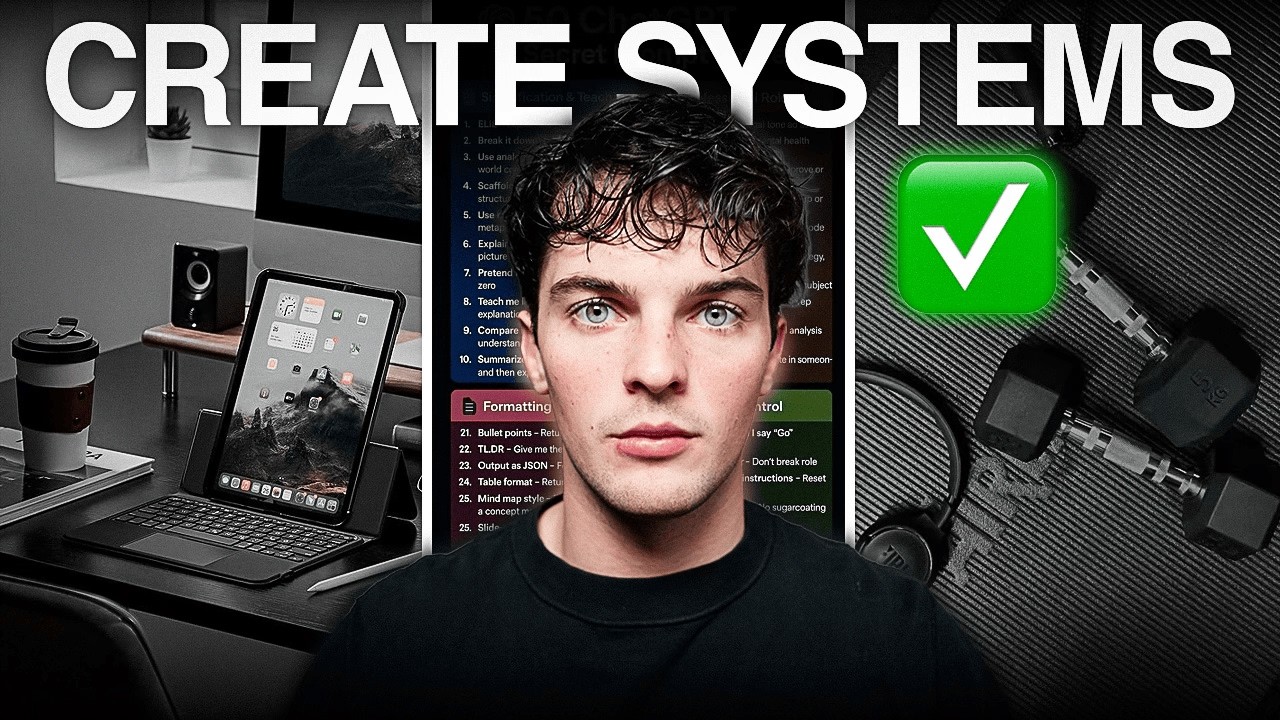 How to Build Systems to Actually Achieve Your Goals - YouTube