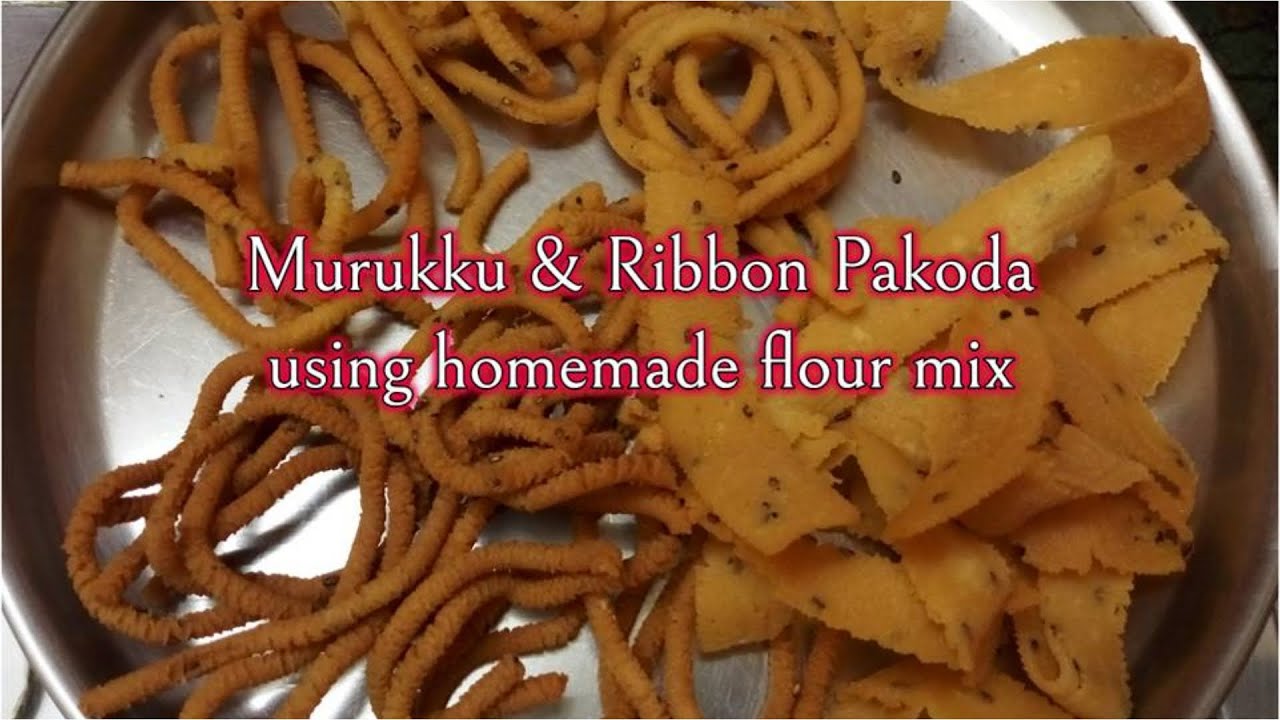 Crispy,tasty& soft Rice Murukku|Ribbon Pakoda|Ribbon Murukku using ...