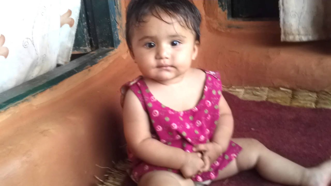 9 months Nepali baby's innocent dance... - YouTube