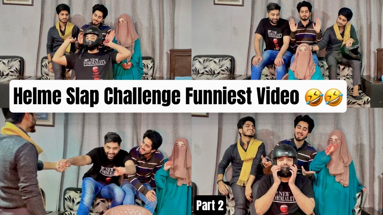 Helmet Slap Challenge Part 2 | Funniest challenge video ...