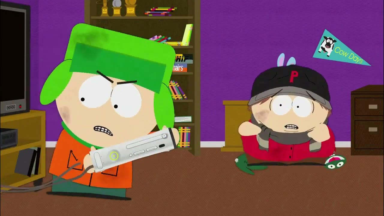 Kyle Destroys Cartman's Stuff - YouTube