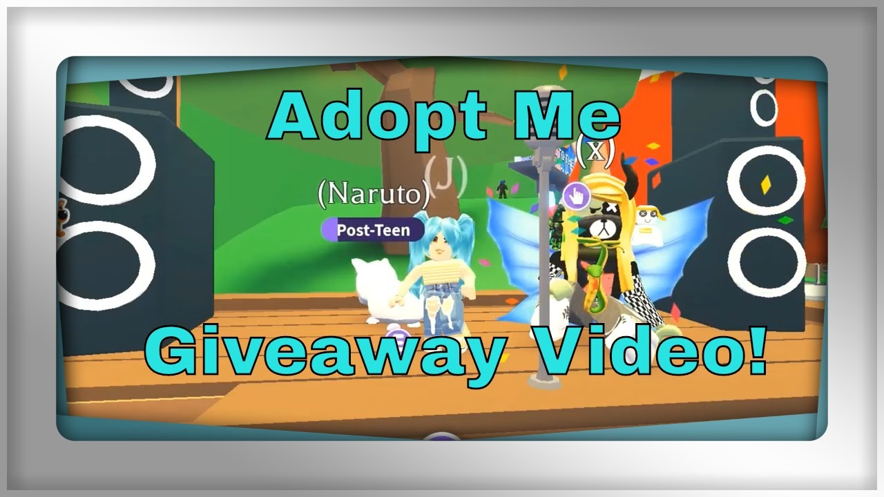 Adopt me giveaway (Completed!) - YouTube