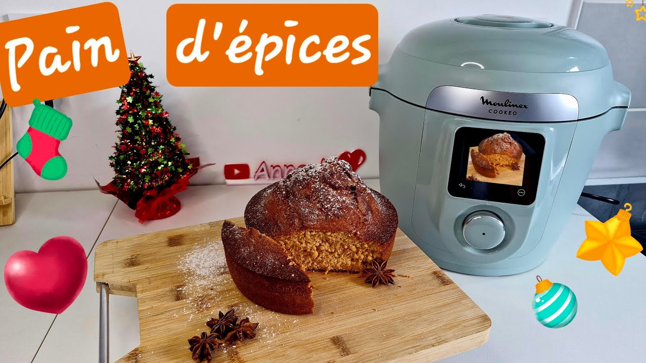 Pain d'épices avec l'extra crisp et le cookeo de Moulinex. - YouTube