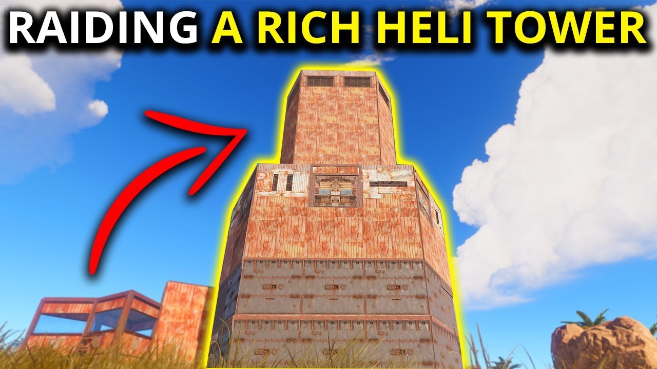 RAIDING A RICH CLANS HELI TOWER! - Rust Survival 3/4 - YouTube