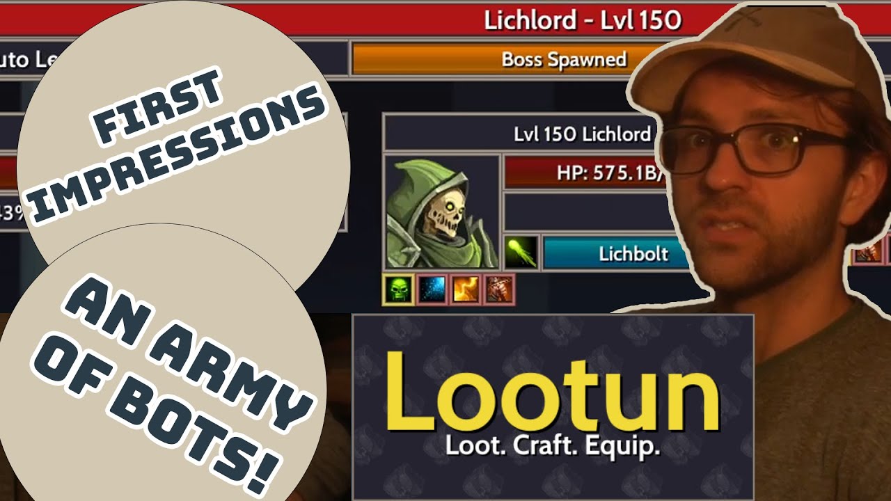 First Impressions | Lootun - Semi-Idle RPG - YouTube