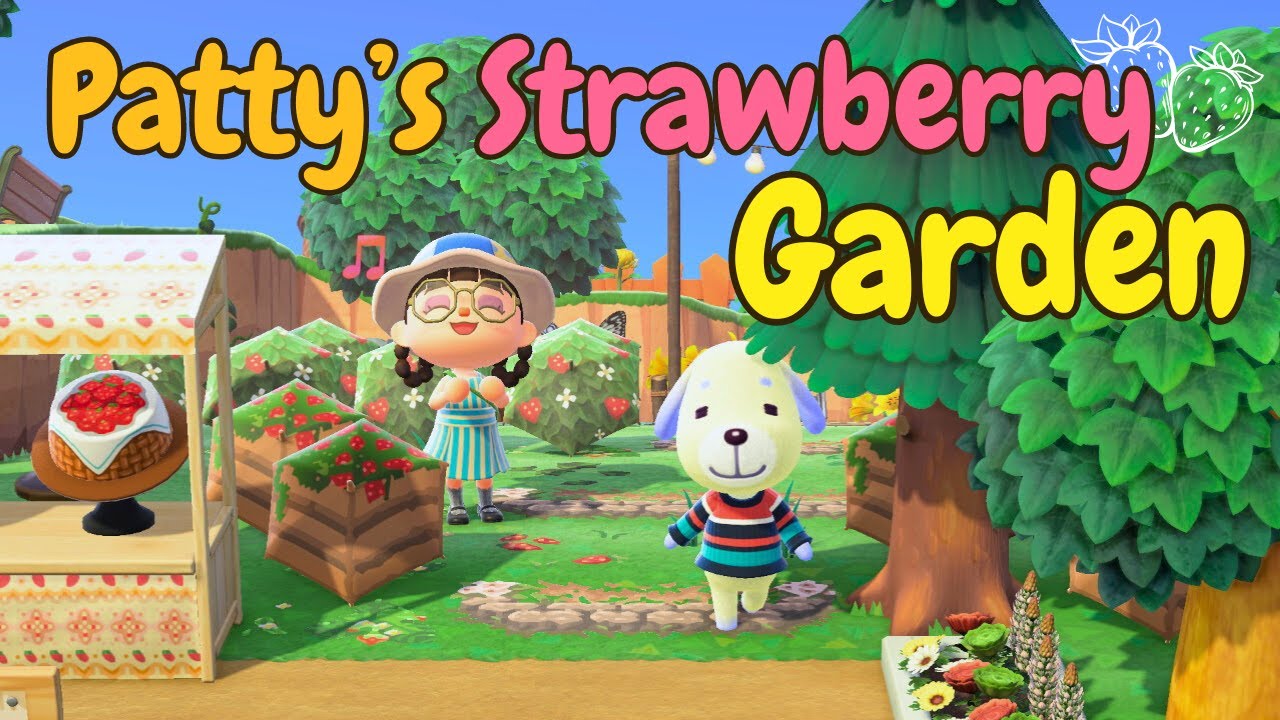 this strawberry garden might be my FAVORITE BUILD EVER | speed build ...