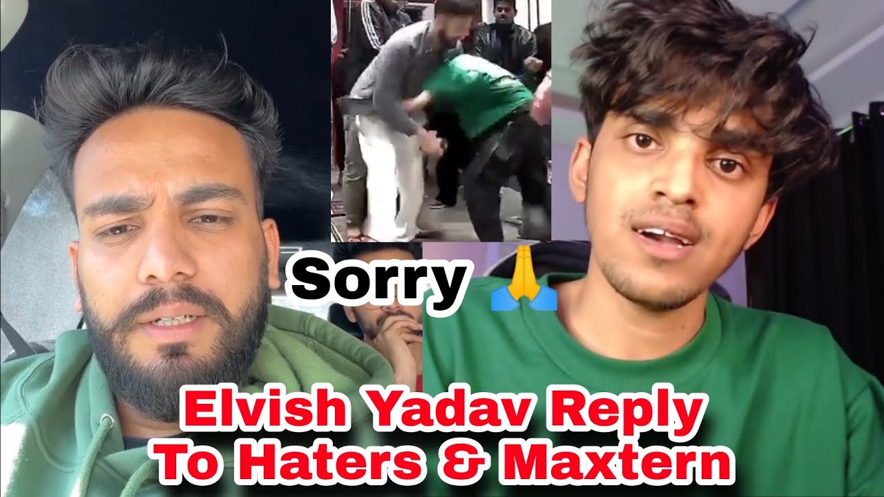 Elvish yadav reply to haters and maxtern after viral video . Maxtern vs ...