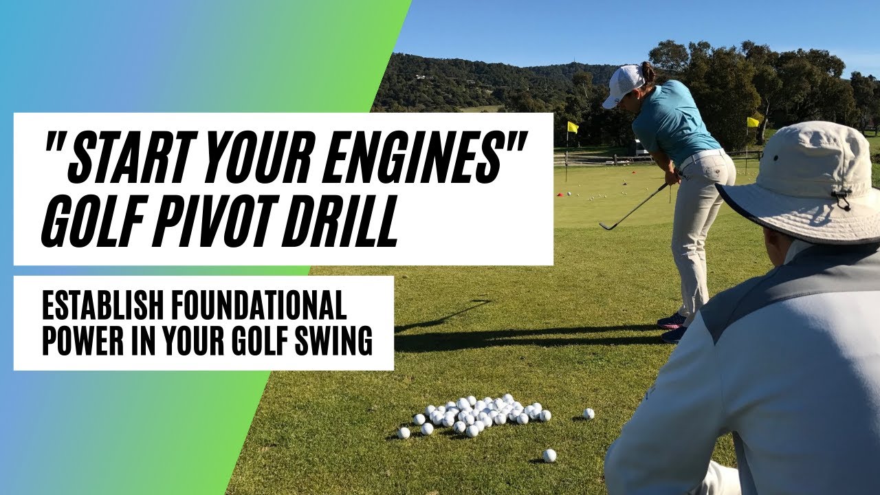 "Start Your Engines" Golf Pivot Drill - YouTube