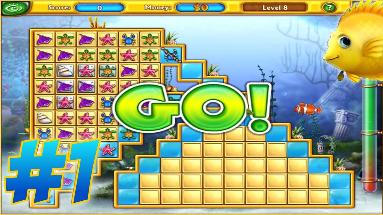 Fishdom [PC] - Gameplay Part 1 - (Level 1-10) - Pirate Treasure - PC ...