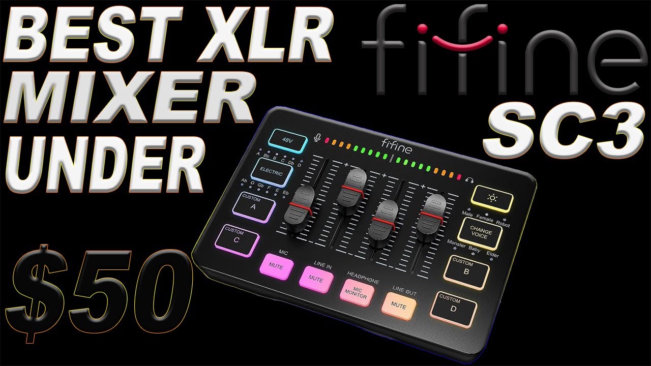 This Audio Mixer Is A Game Changer! | FiFine Ampligame SC3 Full Dual PC ...