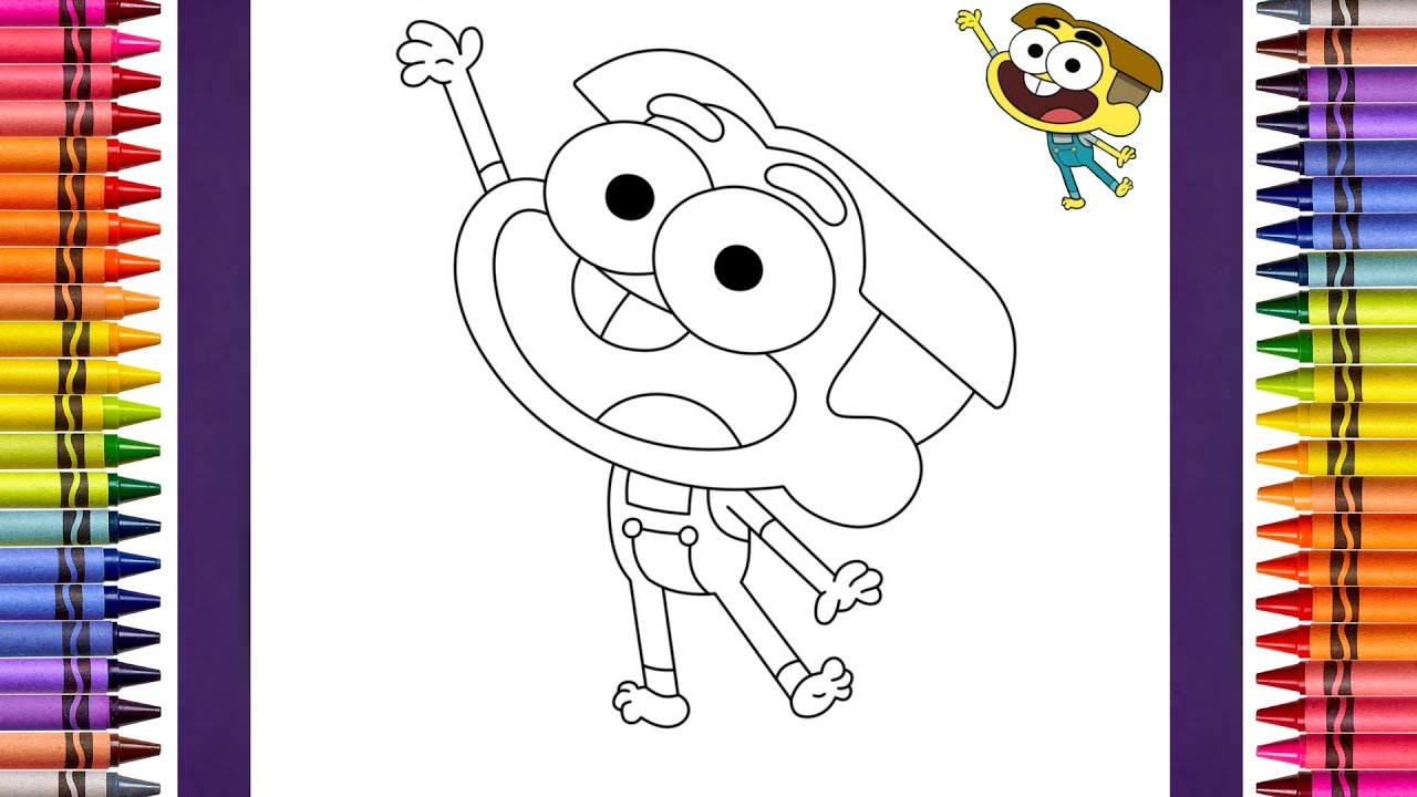 The Coloring Couple Presents: Coloring Cricket Green | Big City Greens ...
