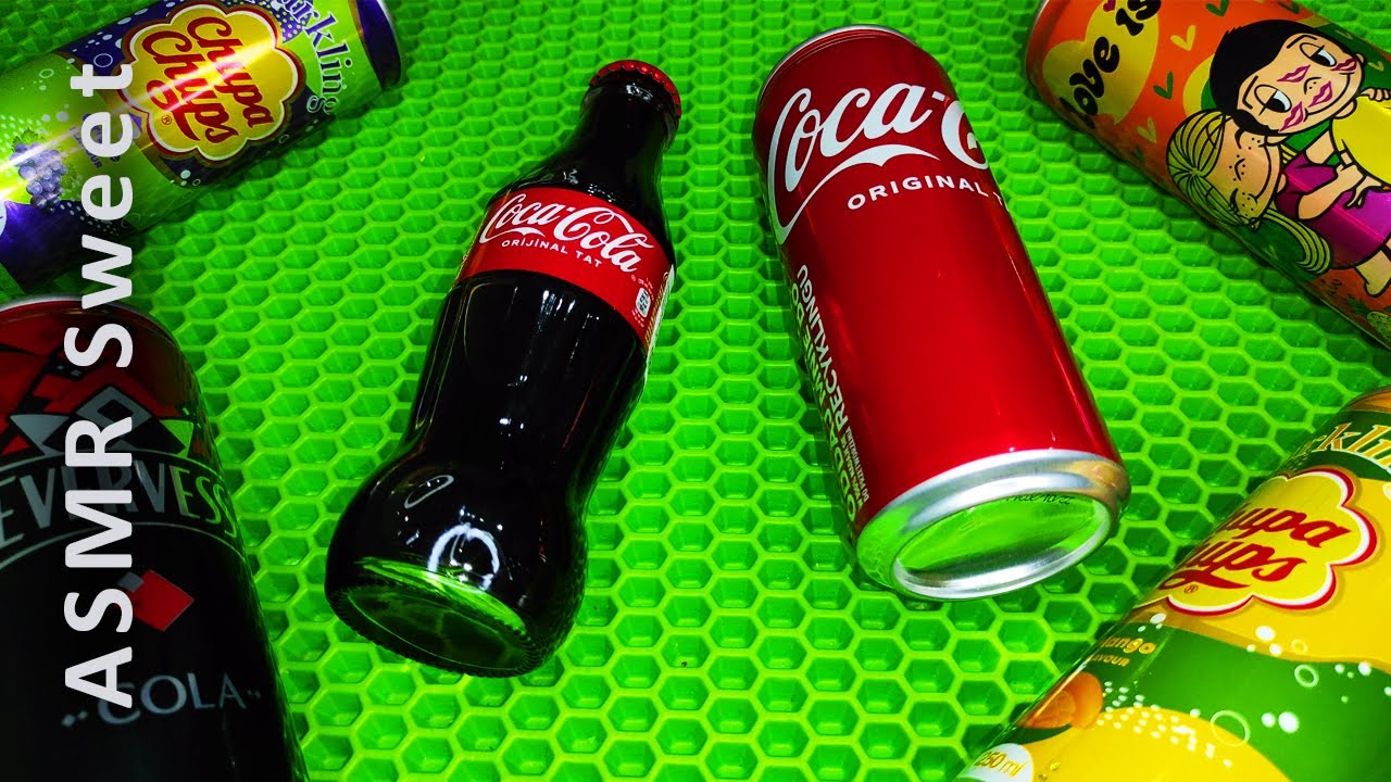 Coca Cola || ASMR || Sweet drinks || Satisfying and Relaxing Video ...