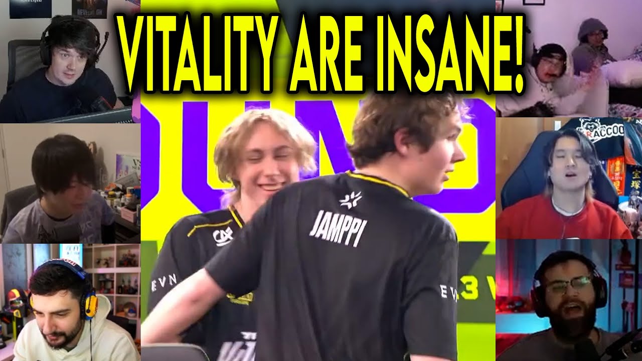 Valorant Streamers Reacts To Vitality Destroying ULF Esports 2-0 In VCT ...