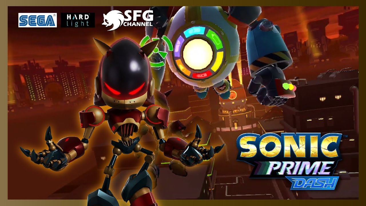 Sonic Prime Dash GRIM SONIC Showcase Gameplay - YouTube