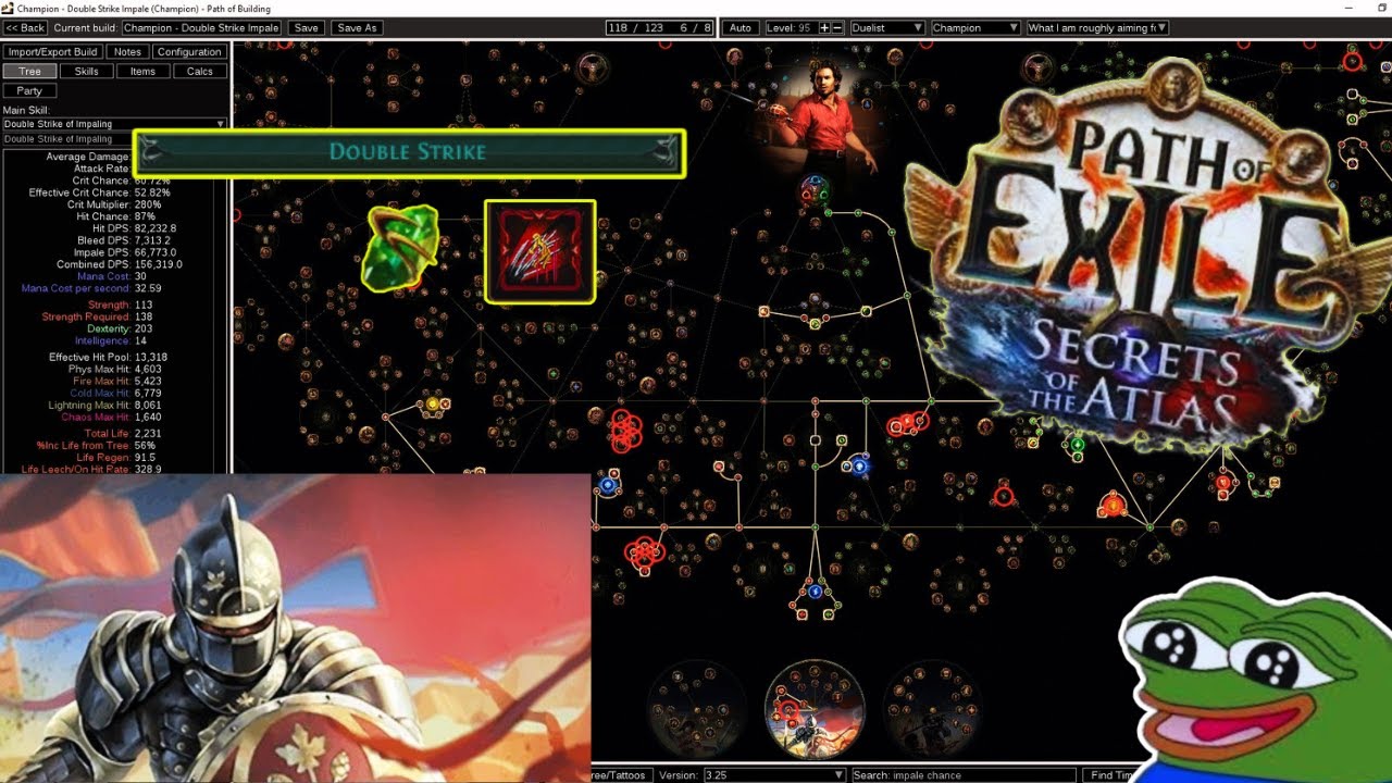 [PoE 3.26] My Impale Double Strike Melee Champion League Starter! Path of Exile Secrets of the ...