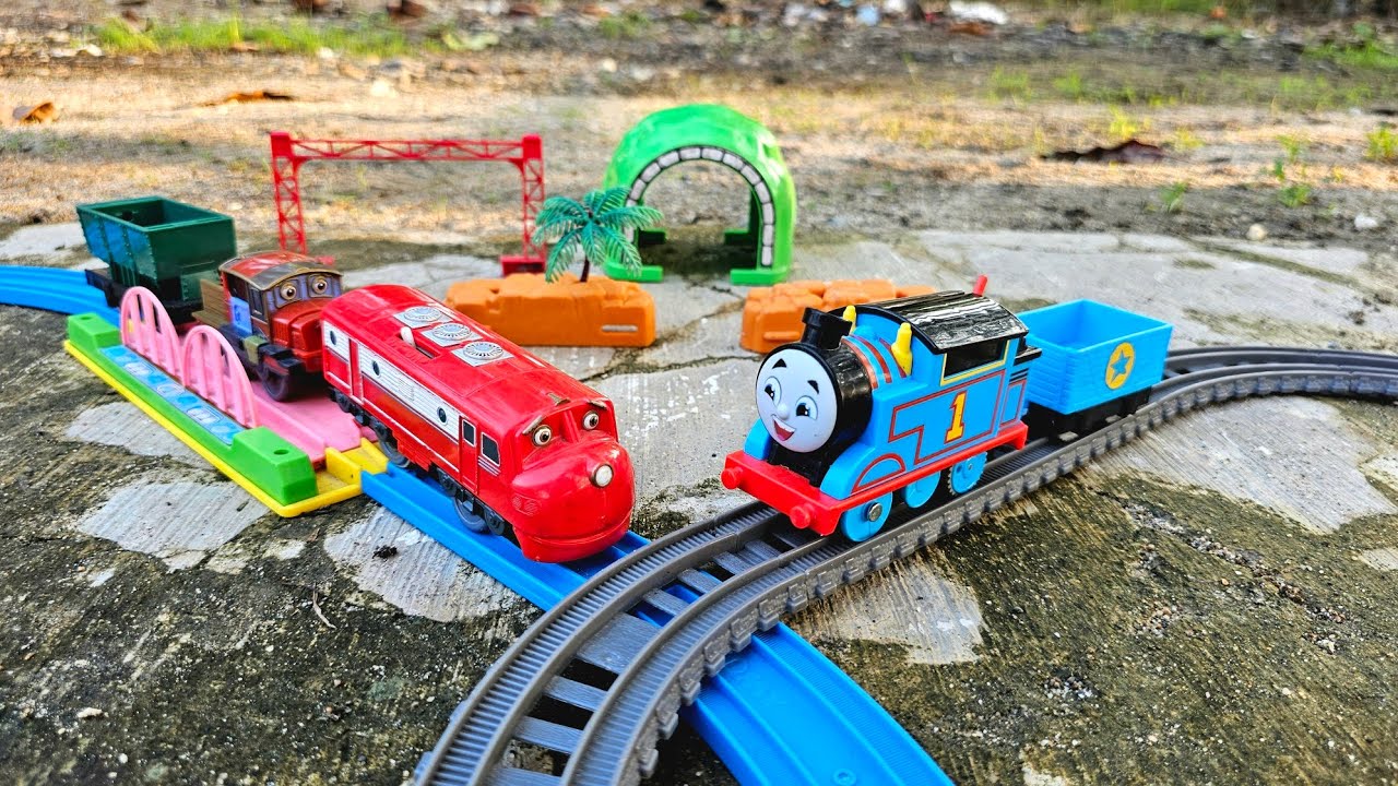 Merakit Mainan Kereta Api Thomas & Friends, Kereta Api Chuggington ...