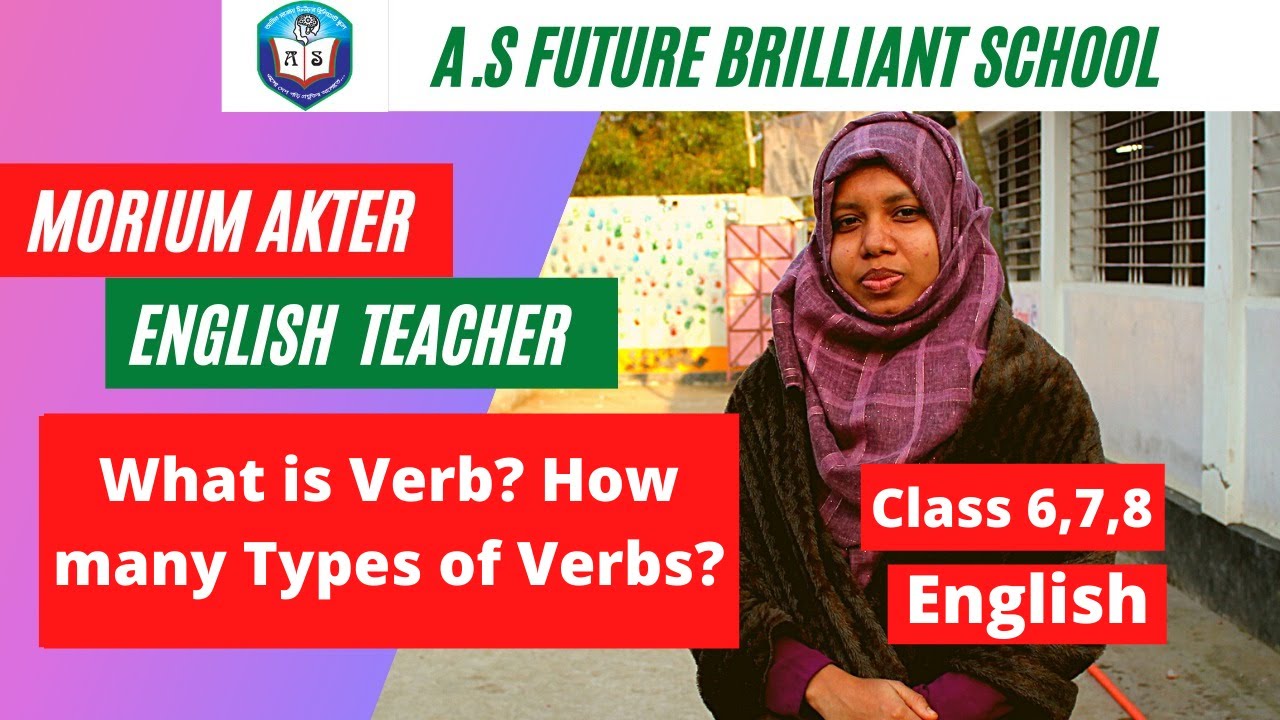What is Verb | How many types of verbs | Class 6, 7, 8 English - YouTube