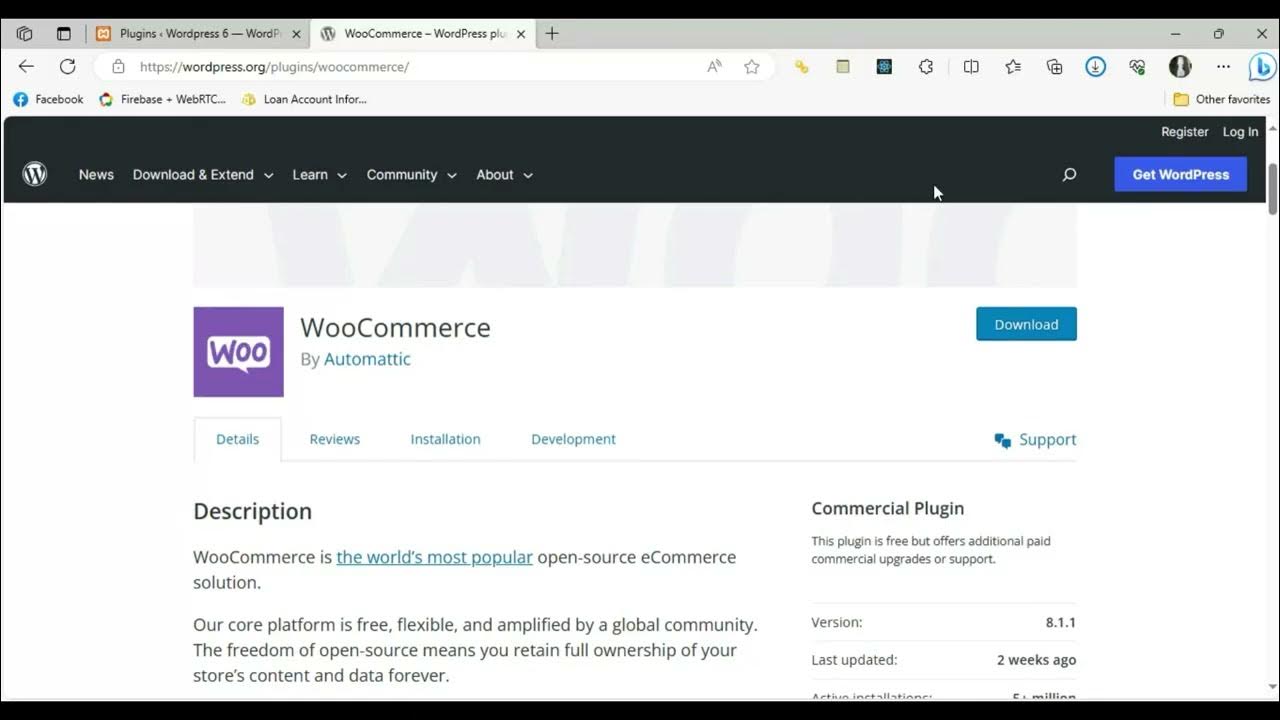 How to integrate Woocommerce in Wordpress 6 - YouTube