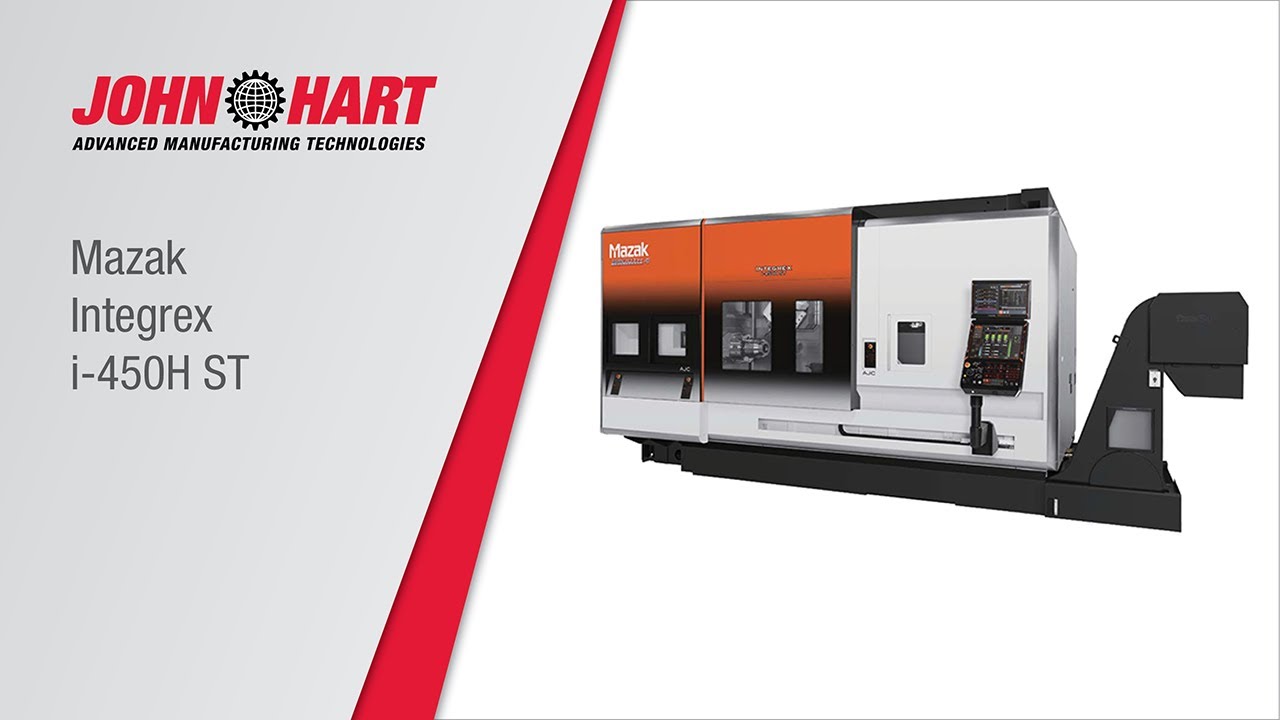 Mazak Integrex i-450H ST - YouTube