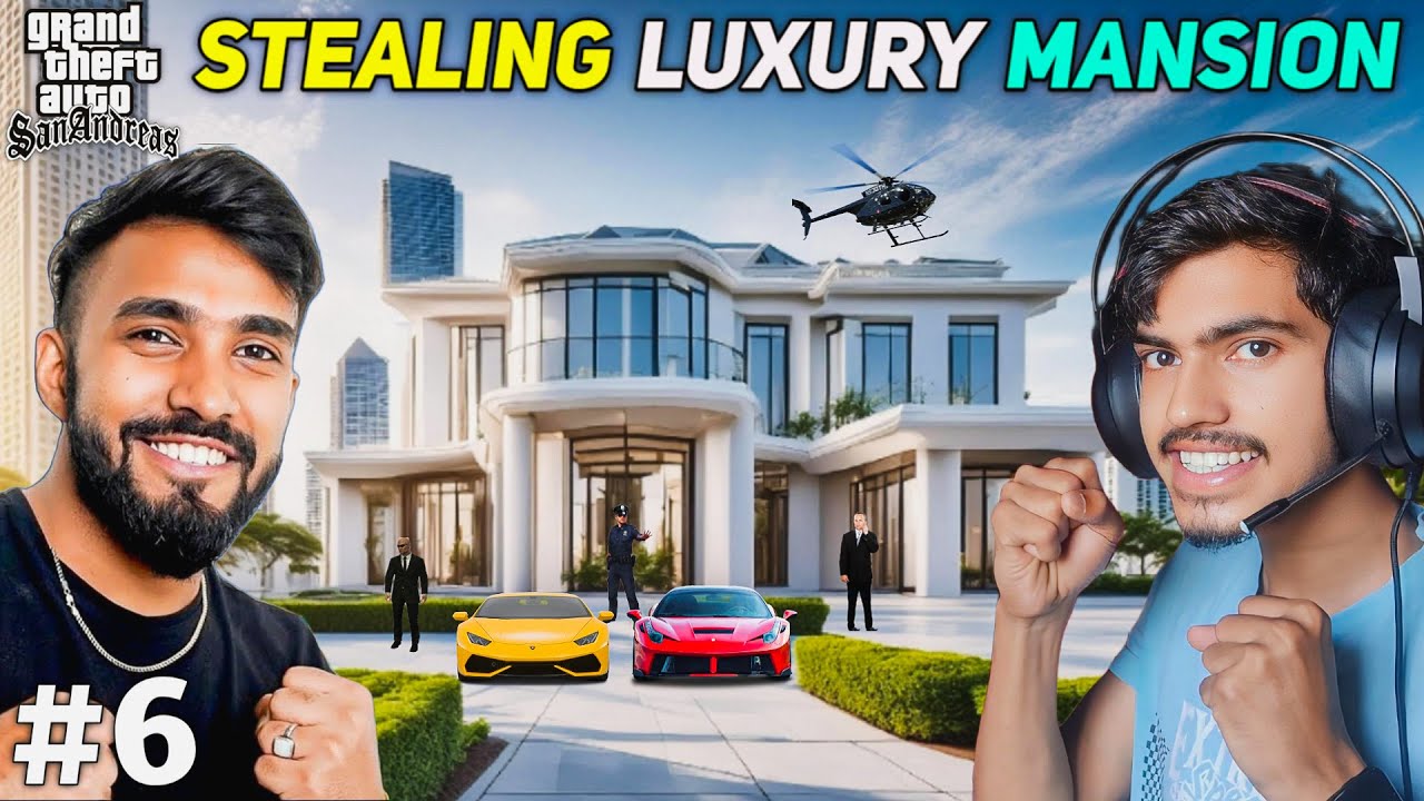 TECHNO GAMERZ LUXURY MANSION IN GTA SA | GTA SAN ANDREAS GAMEPLAY #6 - YouTube