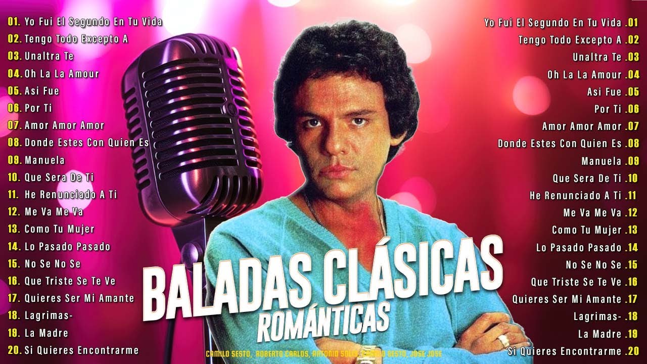 BALADAS CLÁSICAS ROMÁNTICAS EN ESPAÑOL 80s & 90s Selección - Musica ...