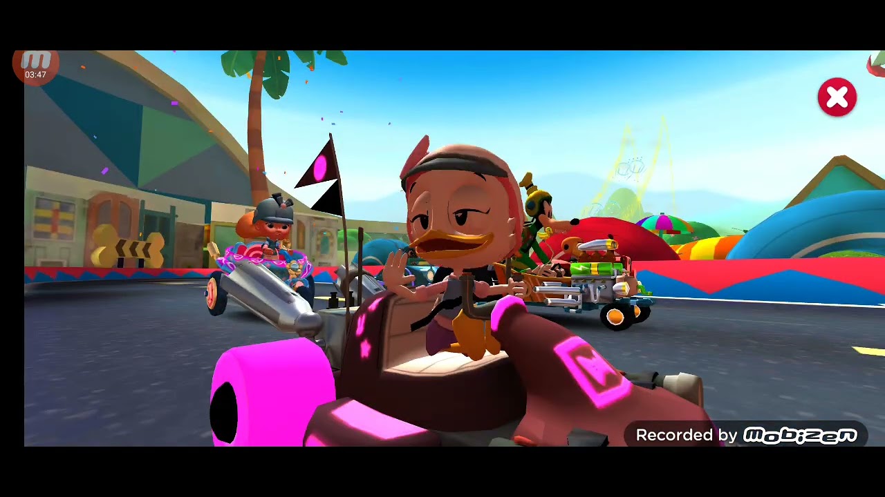 Disney All-Star Racers - Neighborhood Relay Cup (Webby) Gameplay - YouTube