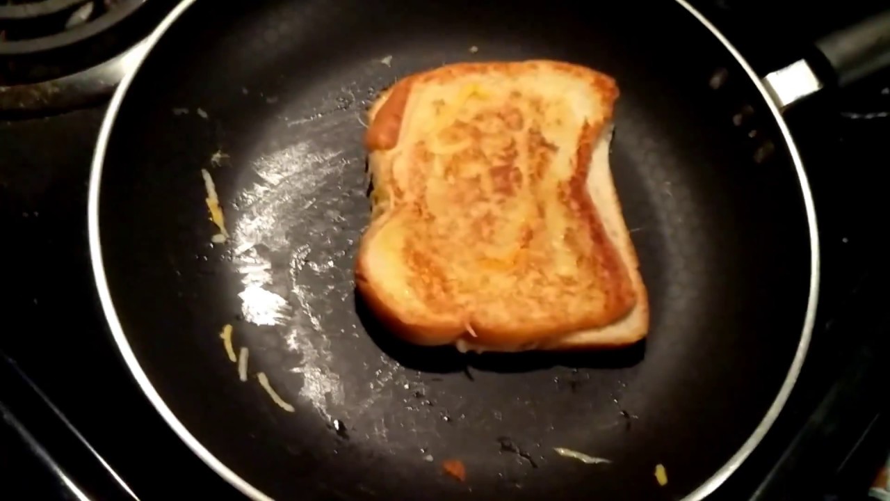 How to make the perfect half upside down grilled cheese - YouTube