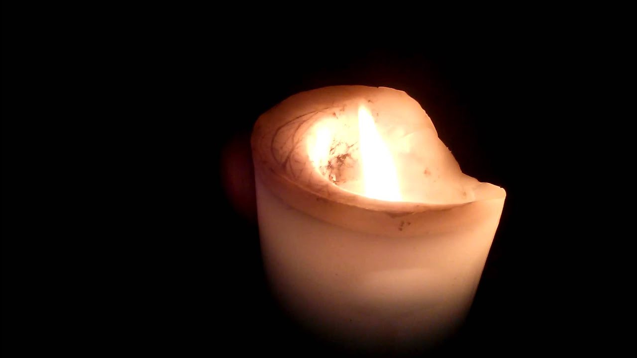 Strobe candle - YouTube