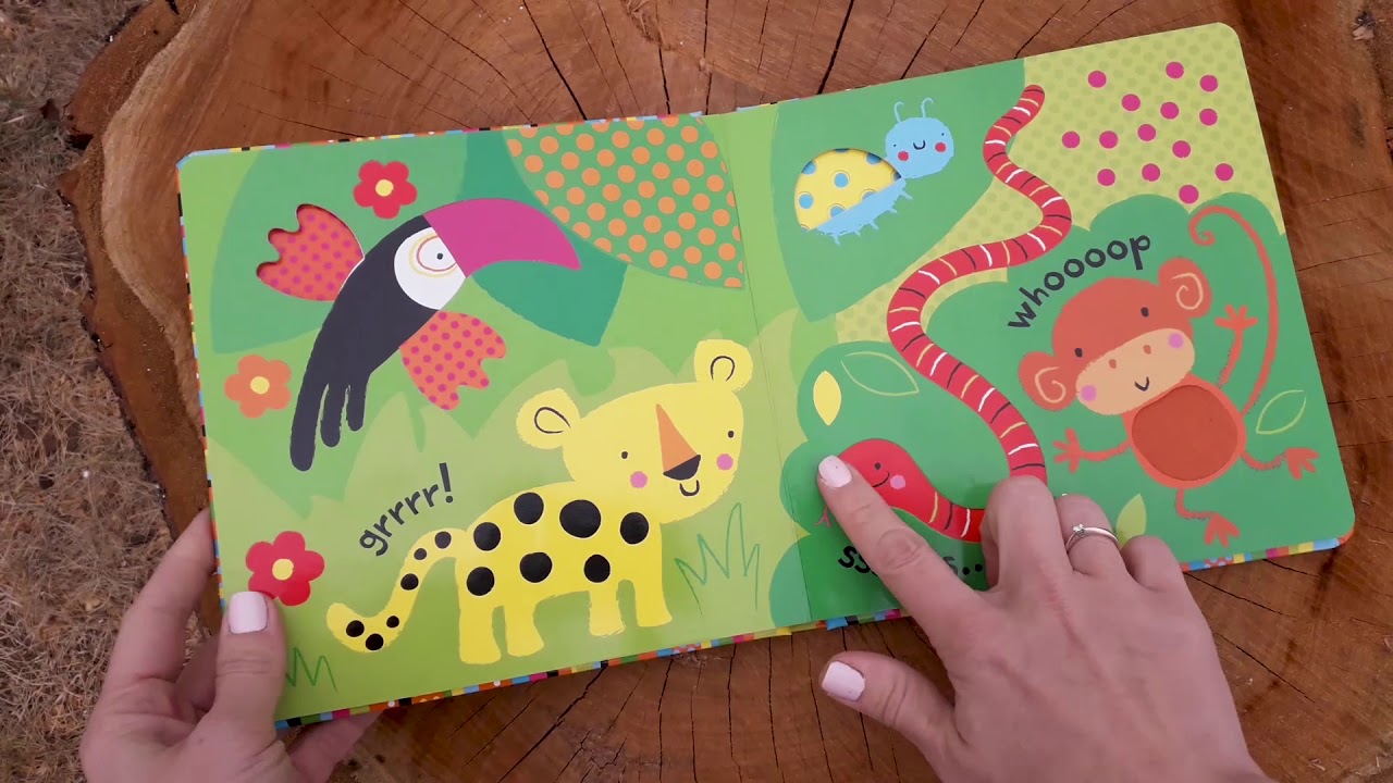 Animals Playbook baby's very first touchy-feely - Usborne - YouTube