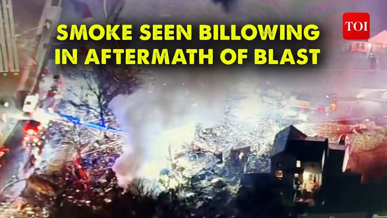 Virginia House Explodes: Video goes viral as firefighter dies in blaze ...