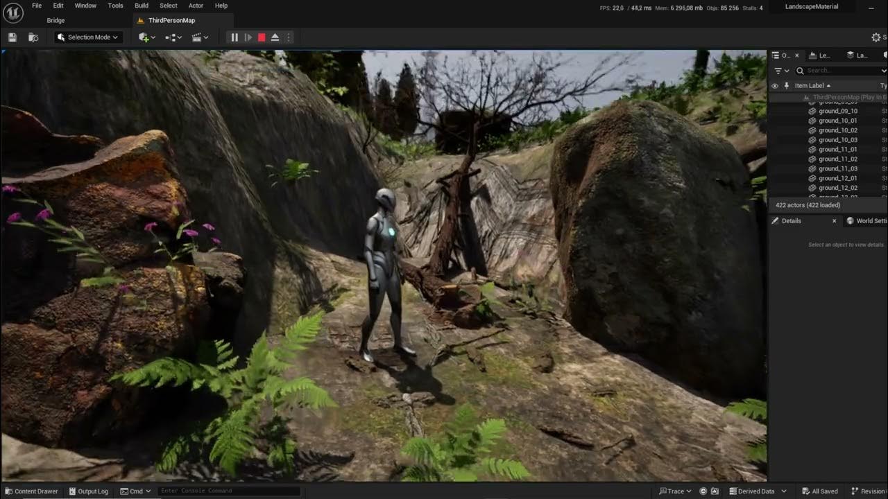 AshWorld PCG plants (Unreal Engine 5 PCG plants & trees) - YouTube