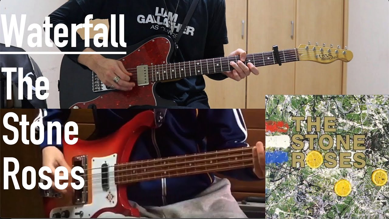 Waterfall/The Stone Roses - ギター/ベース【guitar・bass cover/弾いてみた】 - YouTube