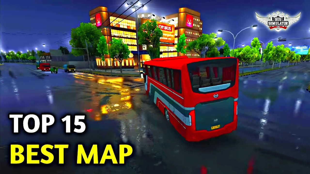 🚚TOP 15 Best Routes & Map In Bus Simulator Indonesia New Update 4.0.4 ...