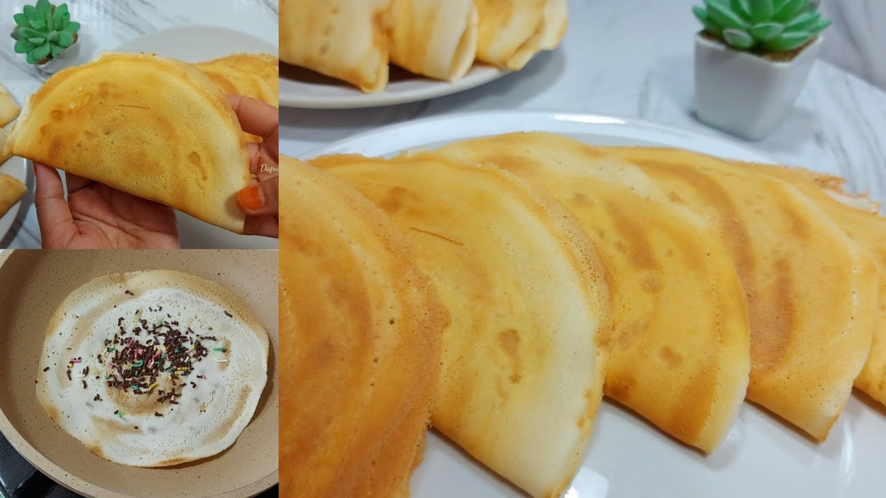 CRISPY CREPES || KUE LEKER TEFLON RENYAH, MUDAH DAN ENAK - YouTube